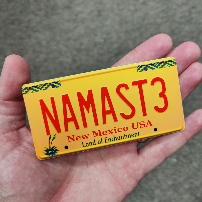 Better Call Saul - NAMAST3 License Plate Sticker - Etsy