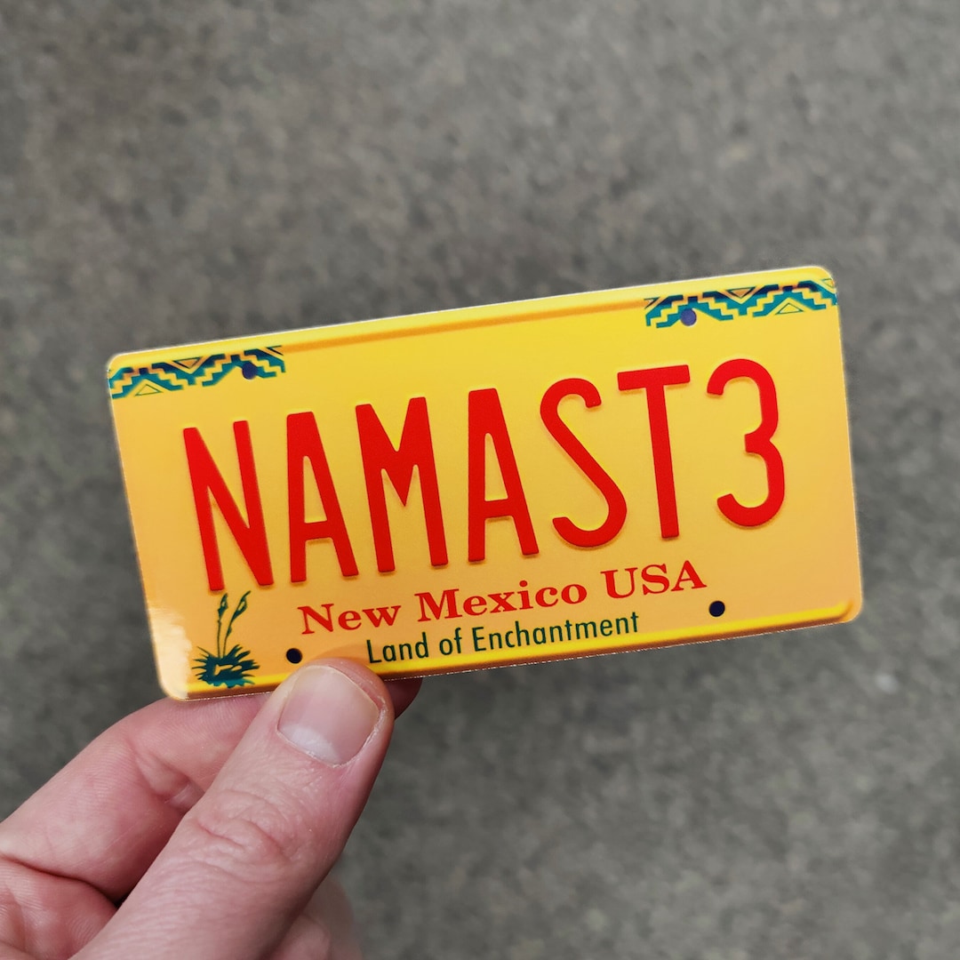 Better Call Saul NAMAST3 License Plate Sticker - Etsy
