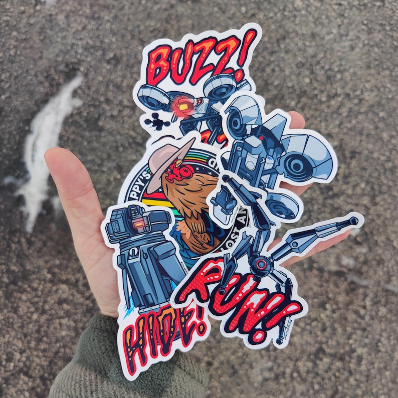 Arc Raiders - Five (5) Sticker Pack - Etsy