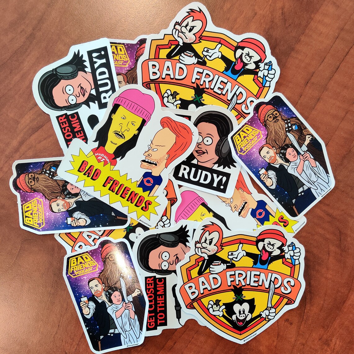 Bad Friends Sticker Pack - Etsy
