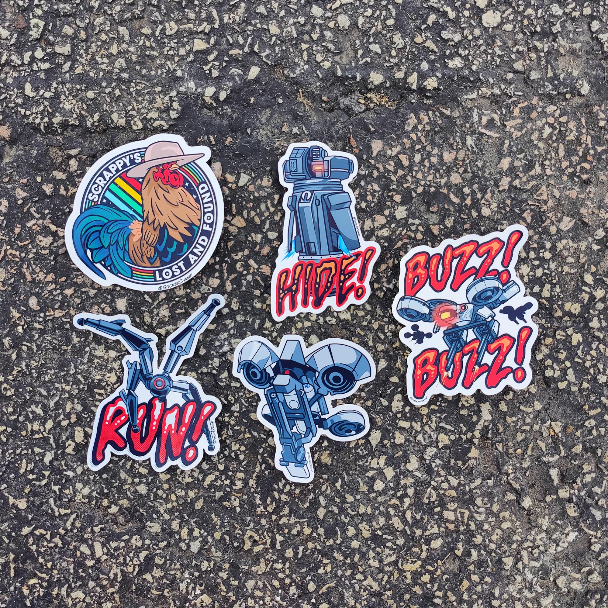 Arc Raiders - Five (5) Sticker Pack - Etsy