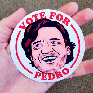 Vote for Pedro Sticker - Etsy