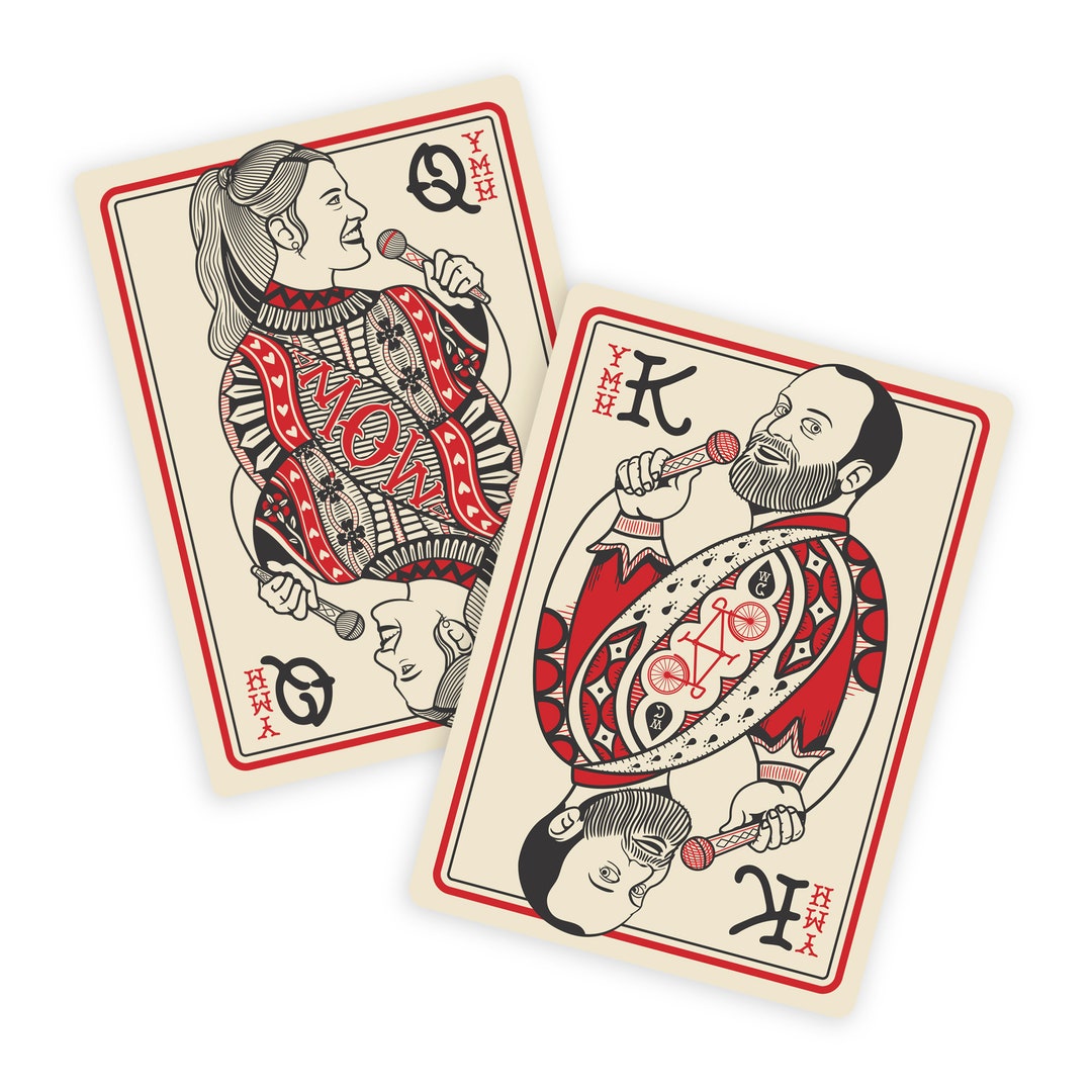 Playing Card Stickers - Etsy