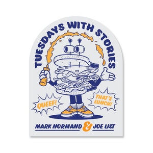 Tuesdays With Stories - Lunch Sticker - Etsy