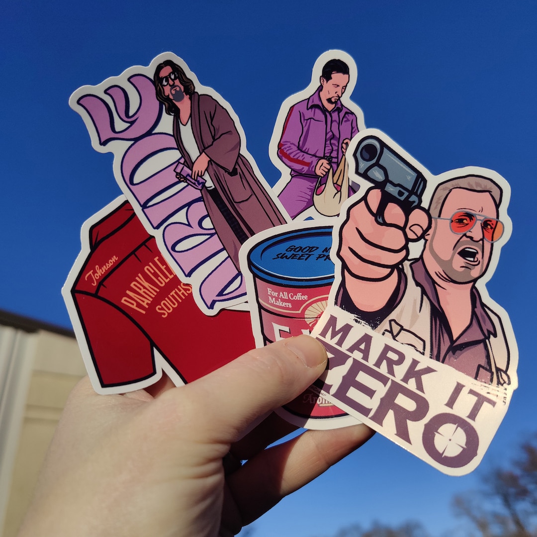 Big Lebowski Sticker Pack - Etsy