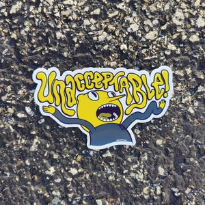 Earl of Lemongrab UNACCEPTABLE! Sticker - Etsy