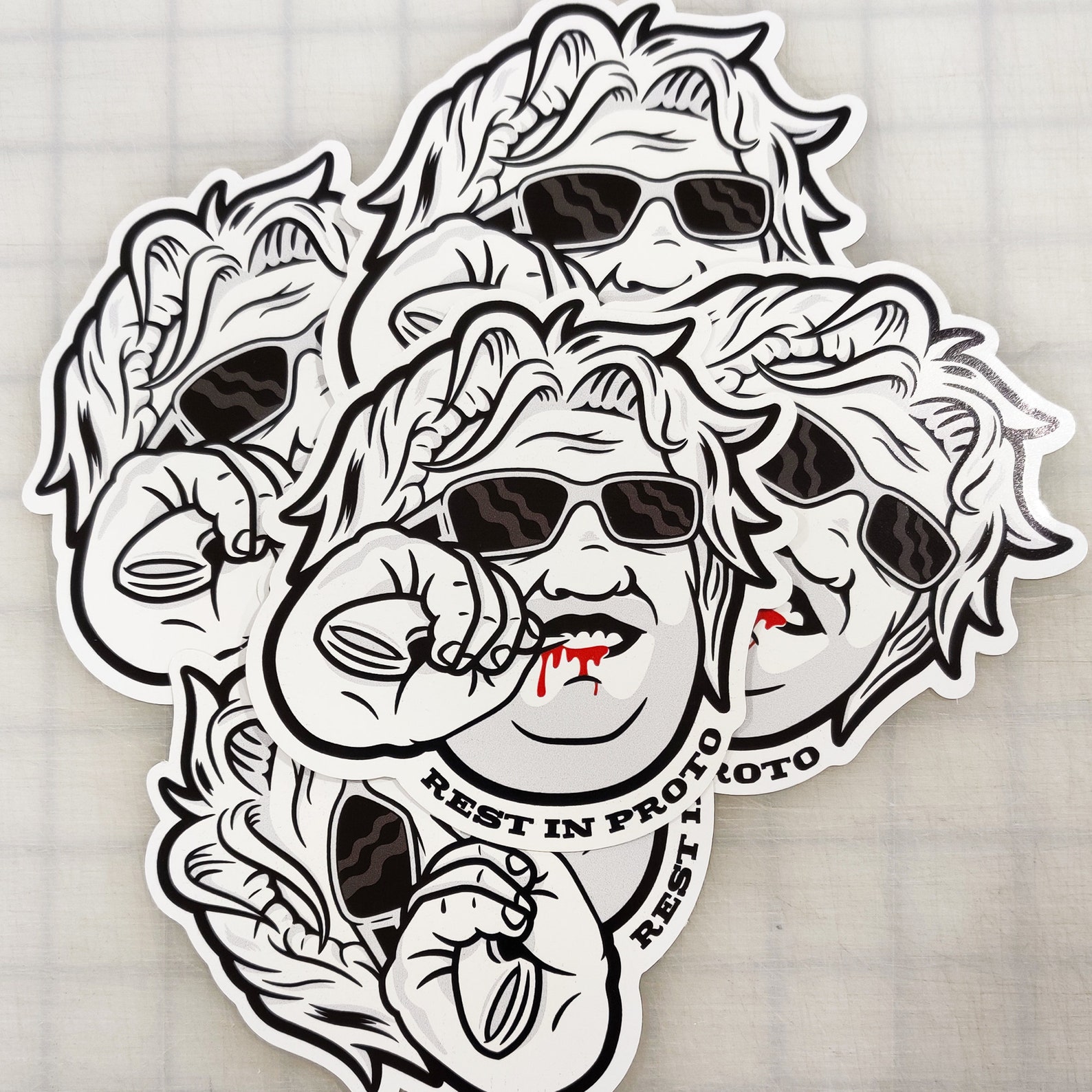 Fedsmoker Sticker - Rest in Proto - Etsy
