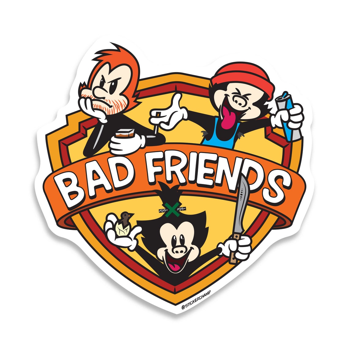 Bad Friends Animaniacs | Etsy