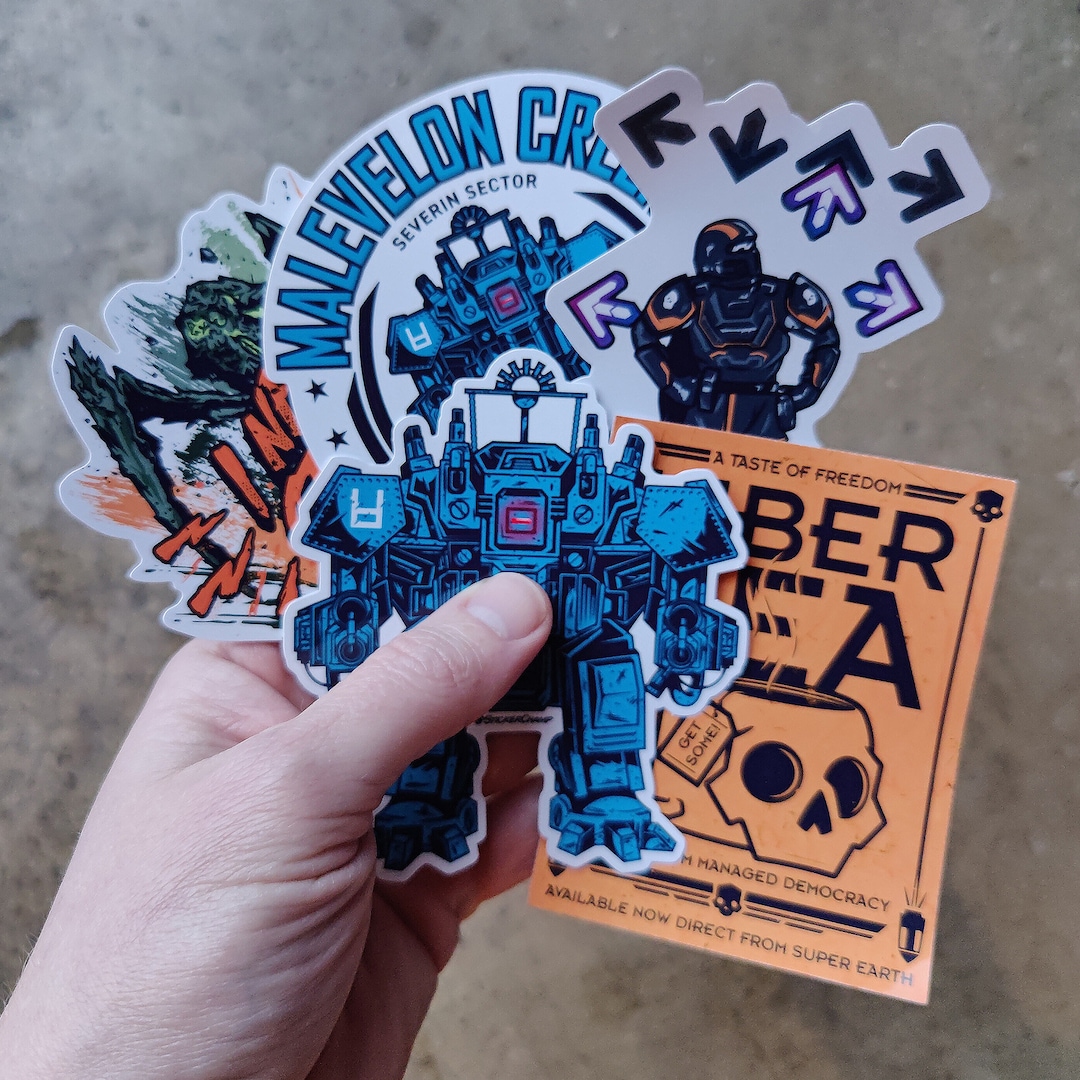 Helldivers 2 Sticker Pack - Etsy Australia