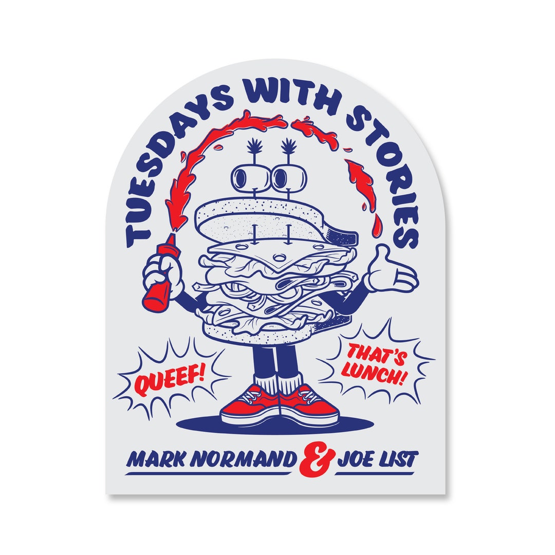 Tuesdays With Stories - Lunch Sticker - Etsy