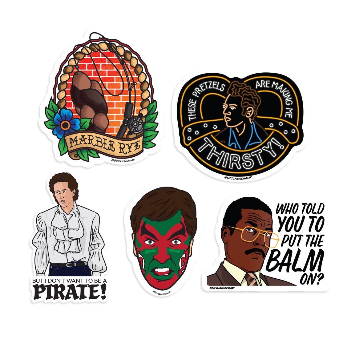 Seinfeld Sticker Pack 2 | Etsy