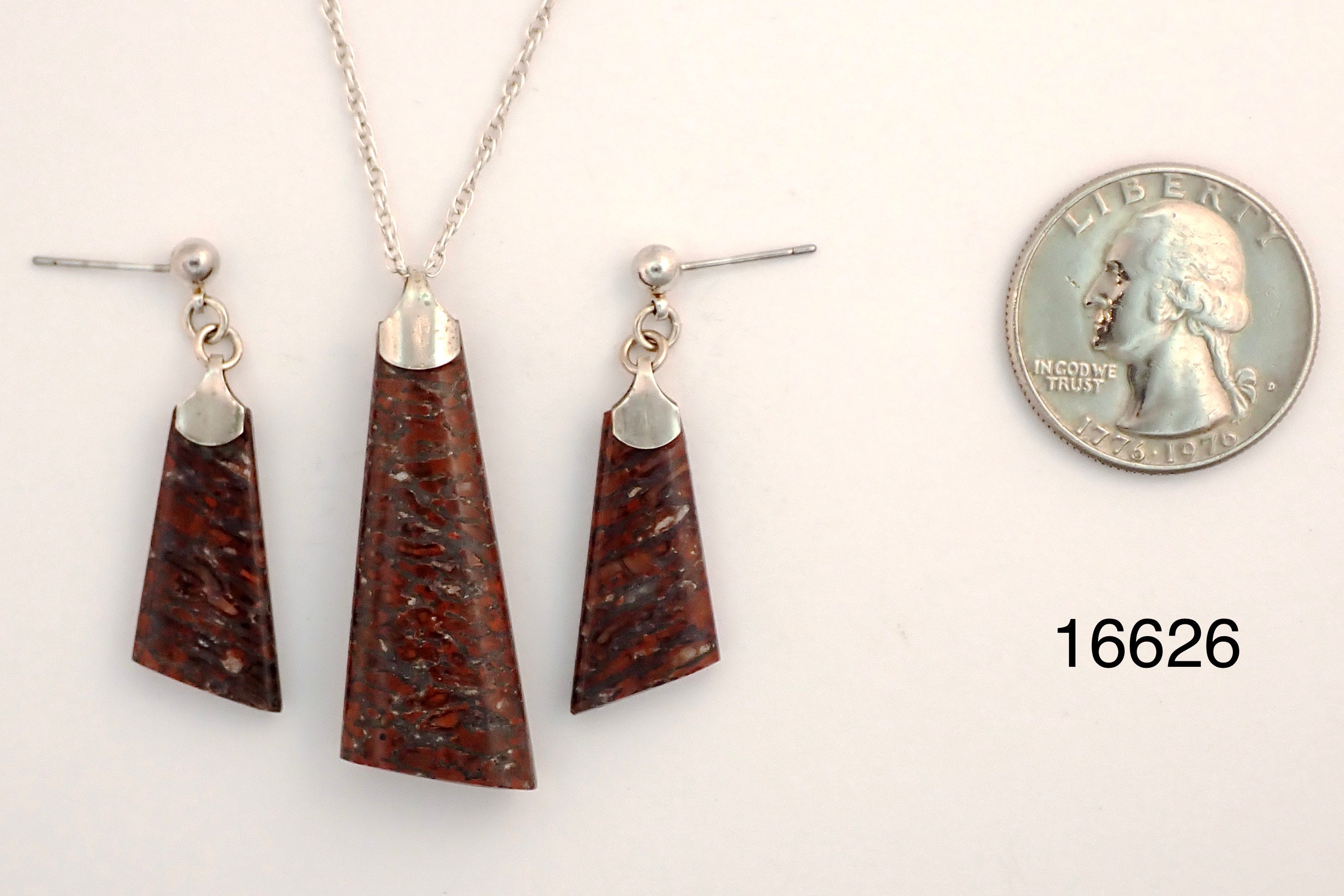 Fossil Dinosaur Bone Collection - Sets of Earrings With Matching ...