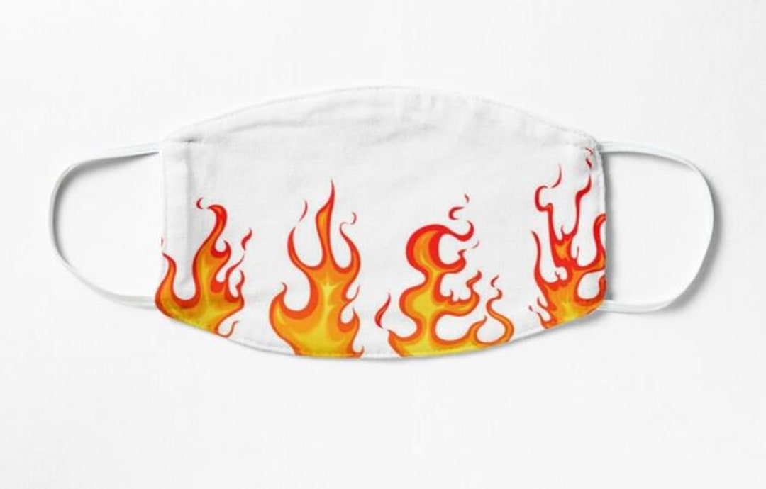 Flames Mask - Etsy