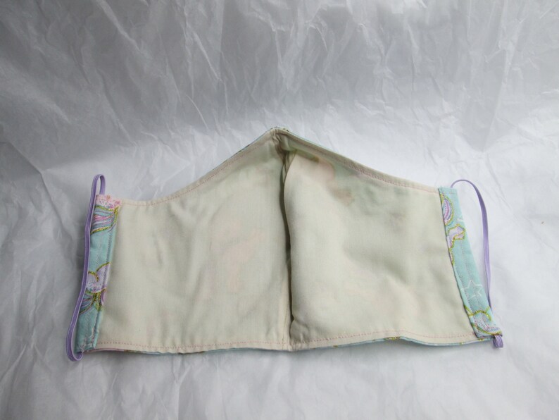 Gold Sparkle Pink and Aqua Blue Unicorns Dust Mask | Etsy