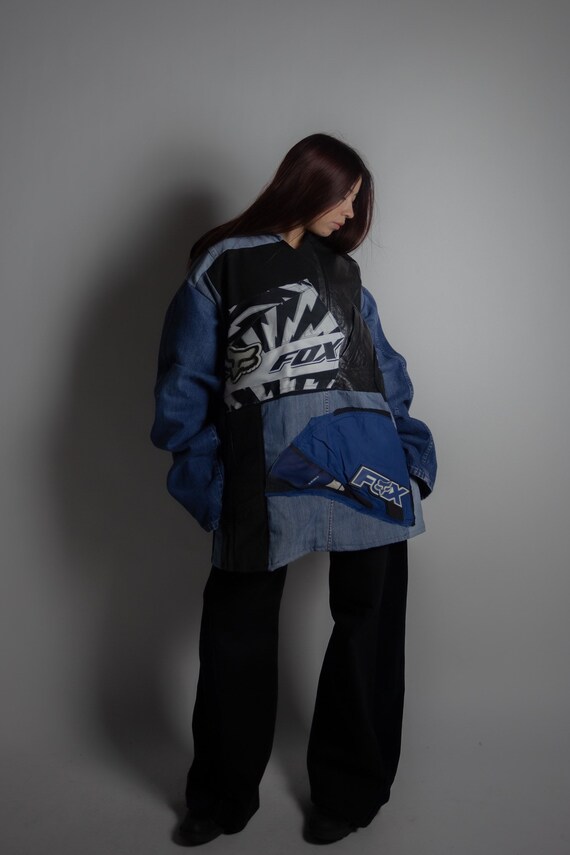 Denim jacket × racing - Gem
