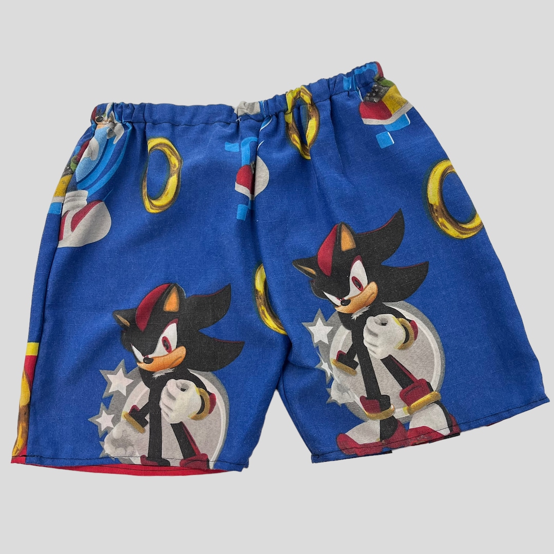Reconstructed Sonic the Hedgehog Shorts - Etsy