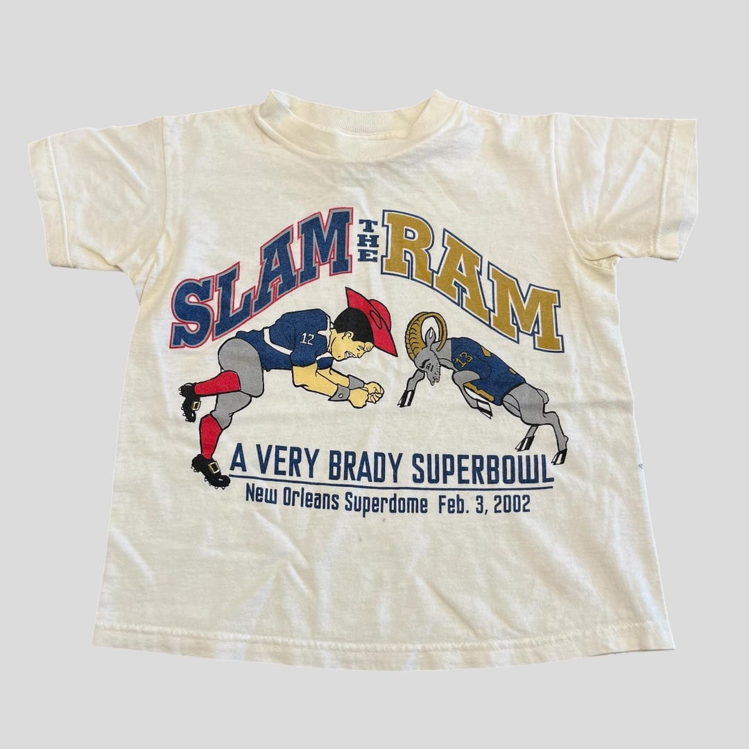 Vintage Super Bowl Slam the Ram Kids Shirt - Etsy