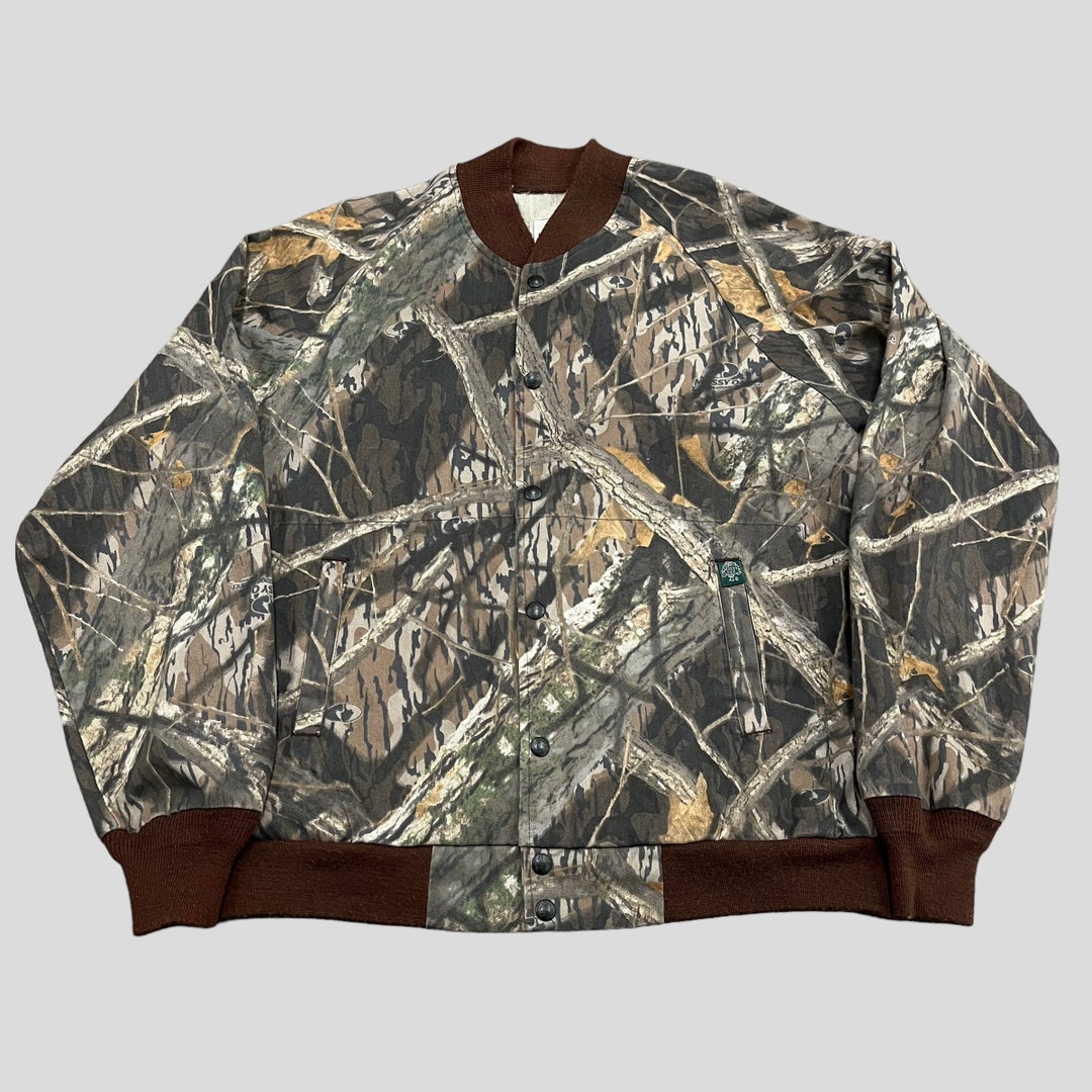 Mossy Oak Camo Bomber Style Jacket - Etsy