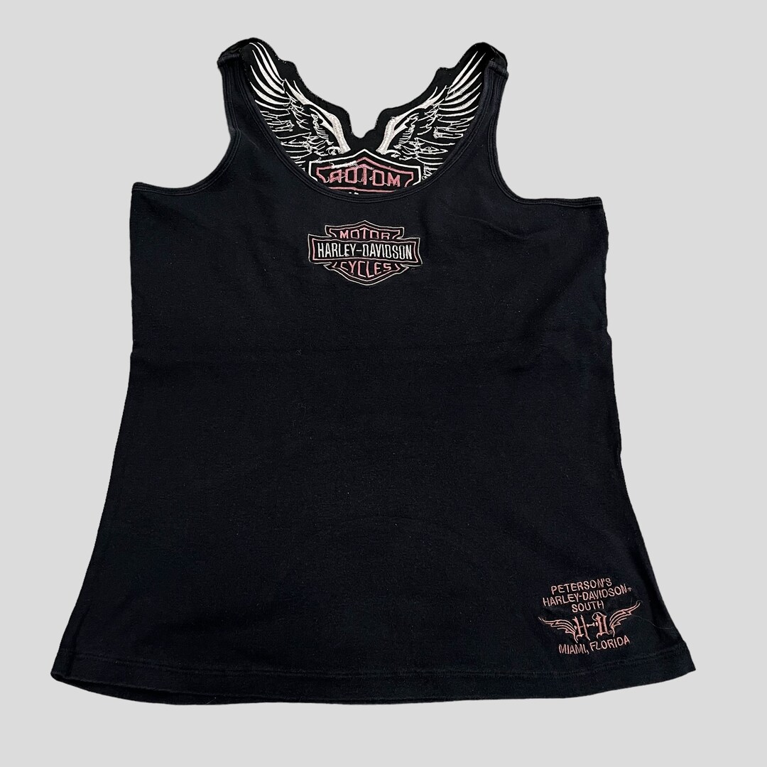 Vintage Harley Davidson Wings Tank Top - Etsy