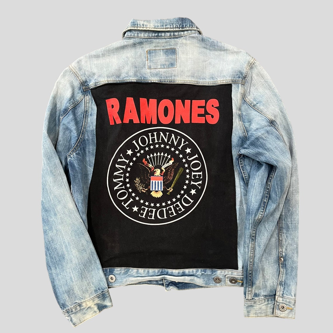Ramones Patch Denim Jacket - Etsy