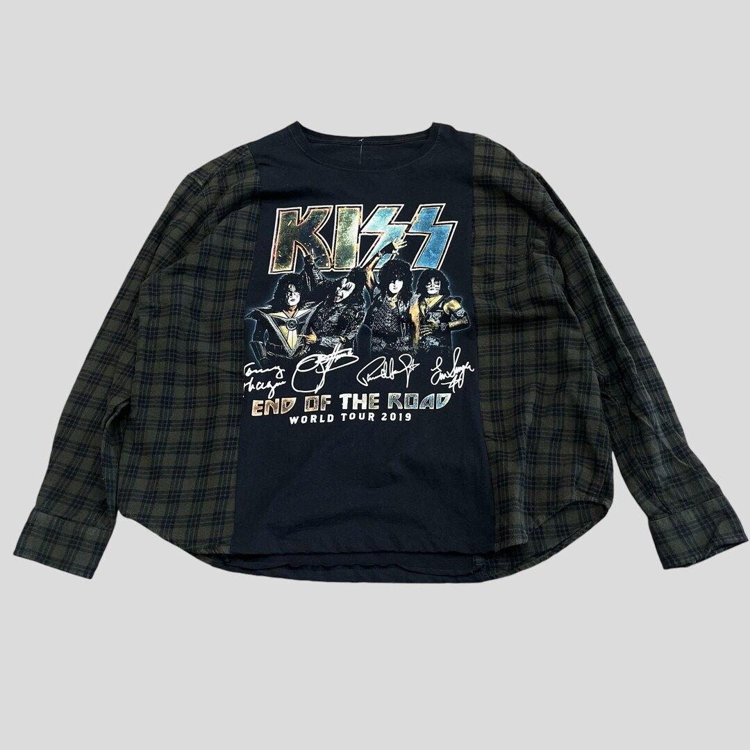 Kiss Flannel Shirt - Etsy