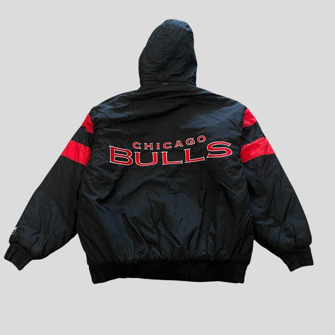 Vintage Chicago Bulls Puffer Jacket - Etsy