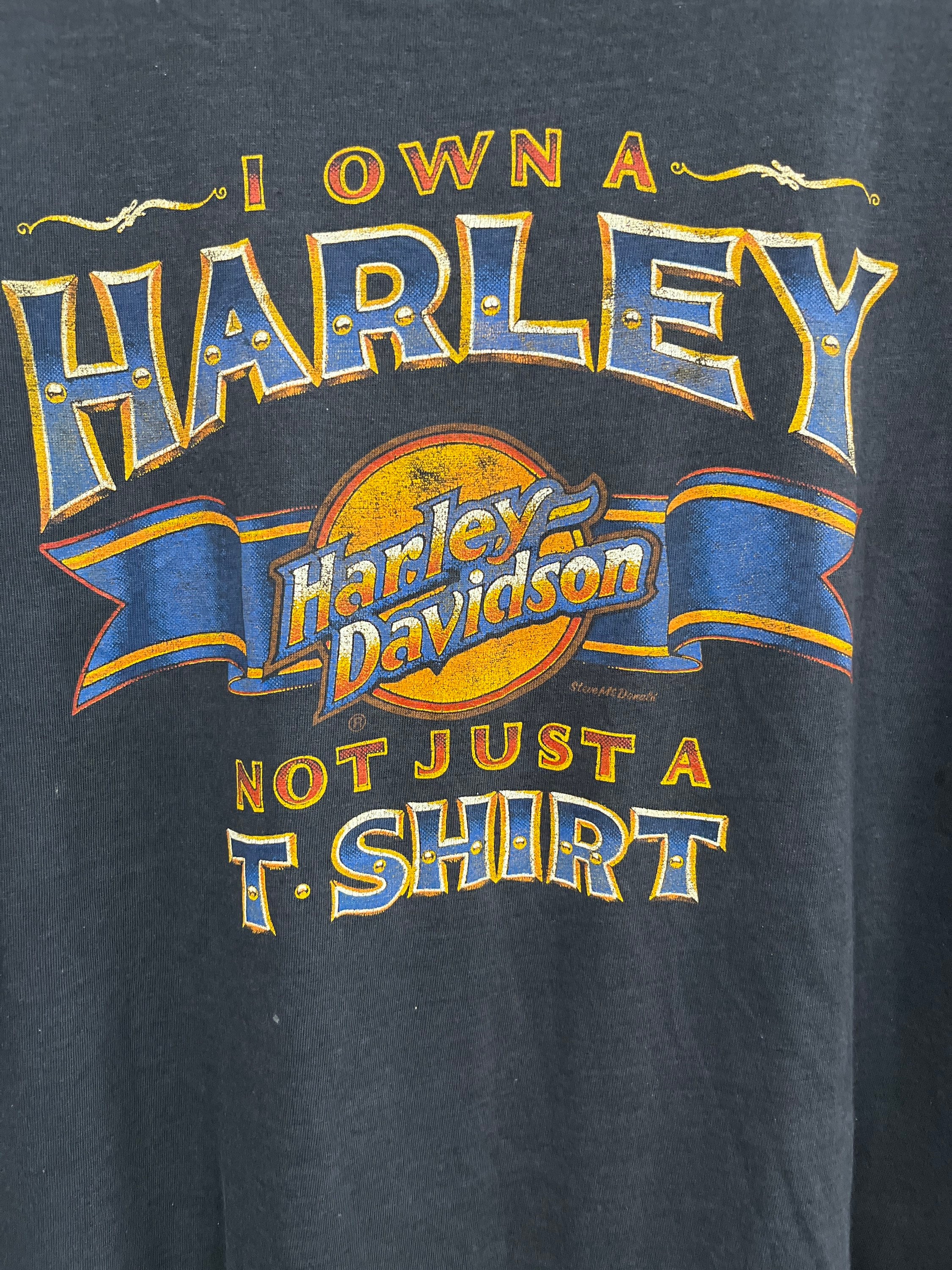 Vintage Harley Davidson 3d-emblem Tee - Etsy