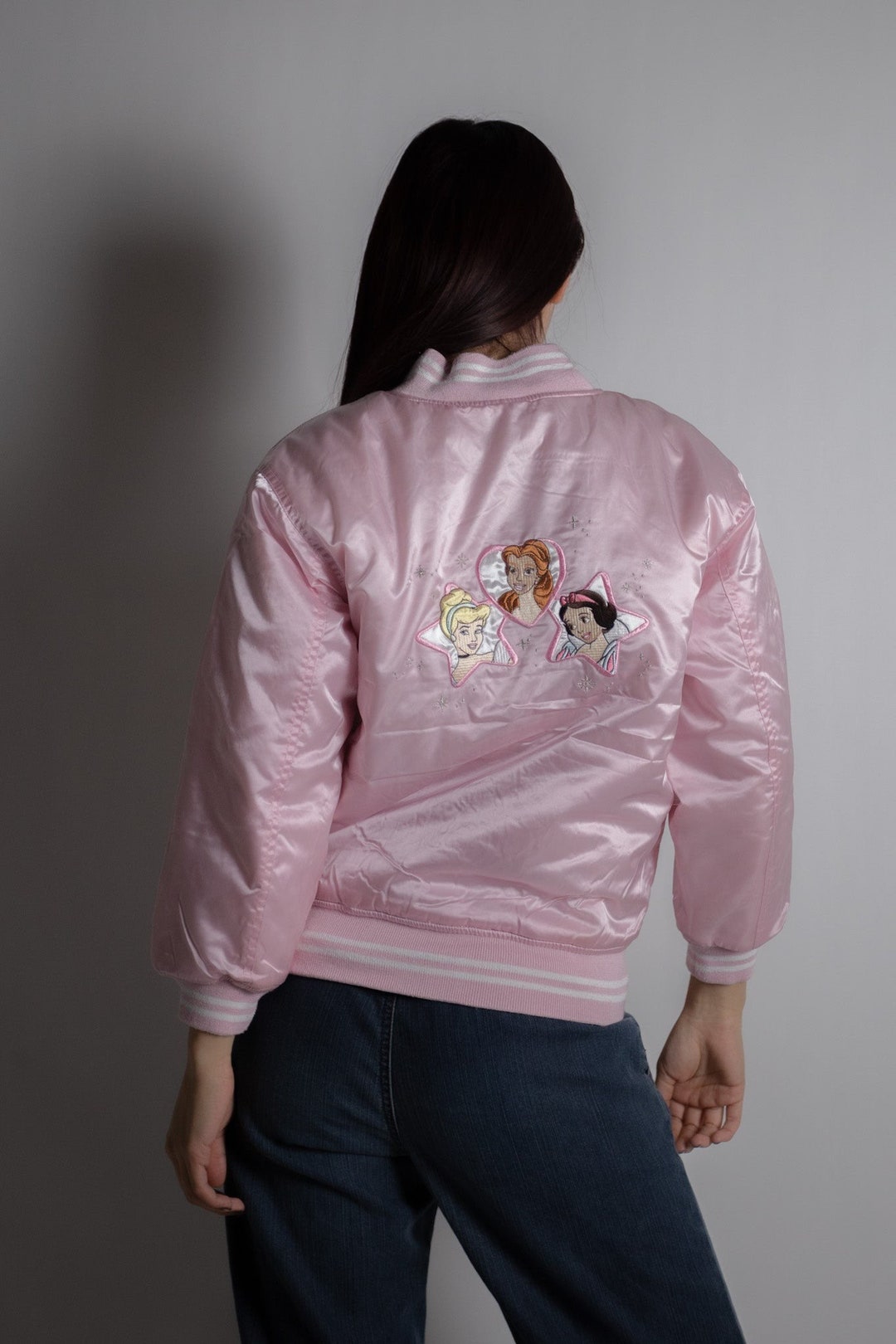 Vintage Disney Princesses Satin Jacket - Etsy