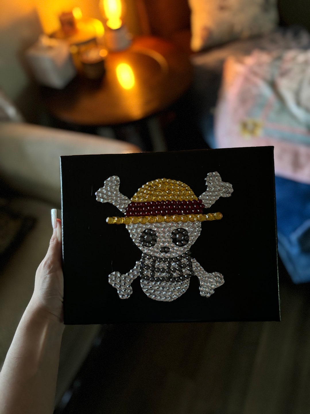 One Piece Logo Bling Canvas - Etsy