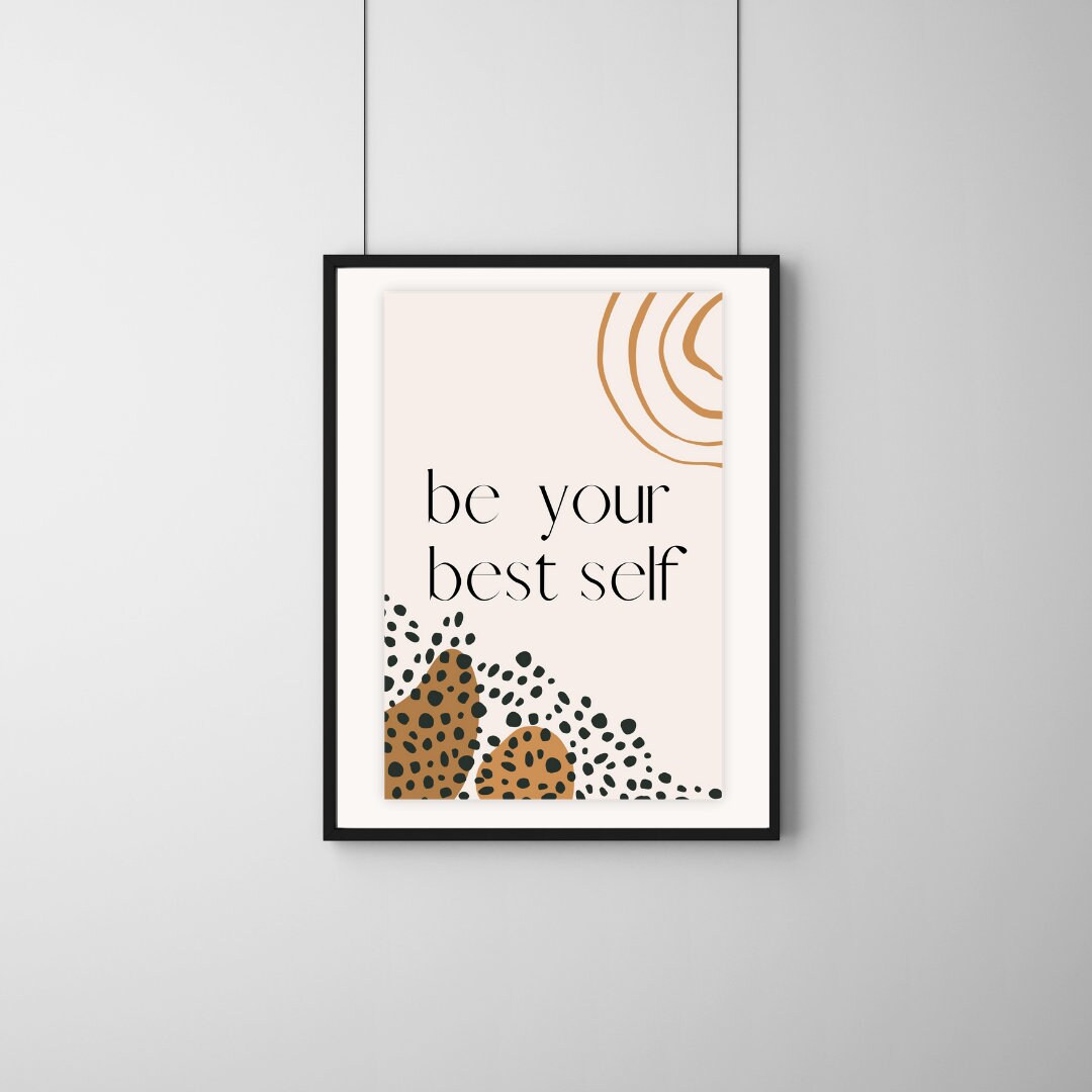 Inspirational Quote Print, Poster Print, Wall Art Quote, Typography ...