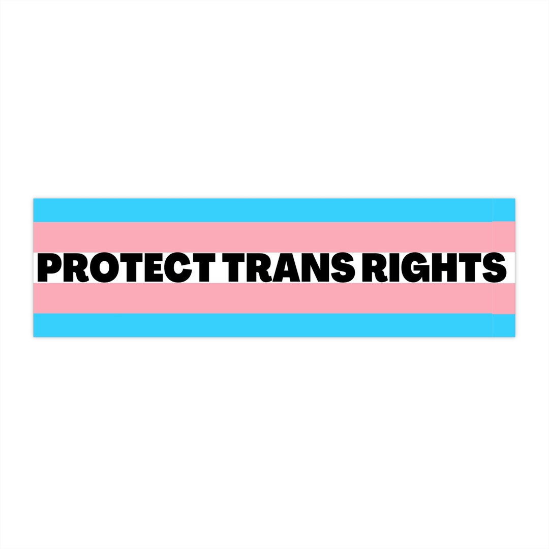 Protect Trans Rights Bumper Sticker - Etsy