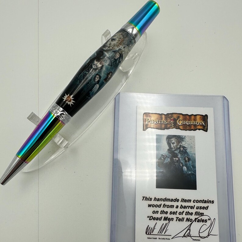 Pirates of the Caribbean Embed Ink Pen - Etsy