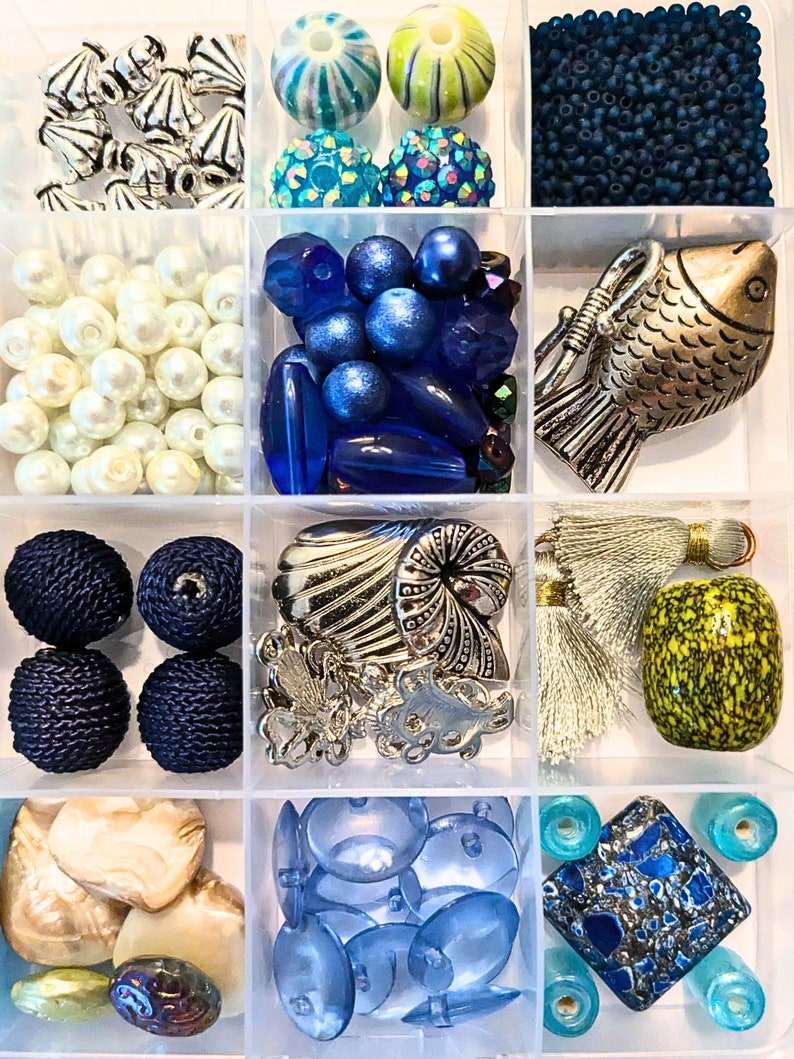 Nautical Treasures Bead Kit Curated Bead Collection for Jewelry ...