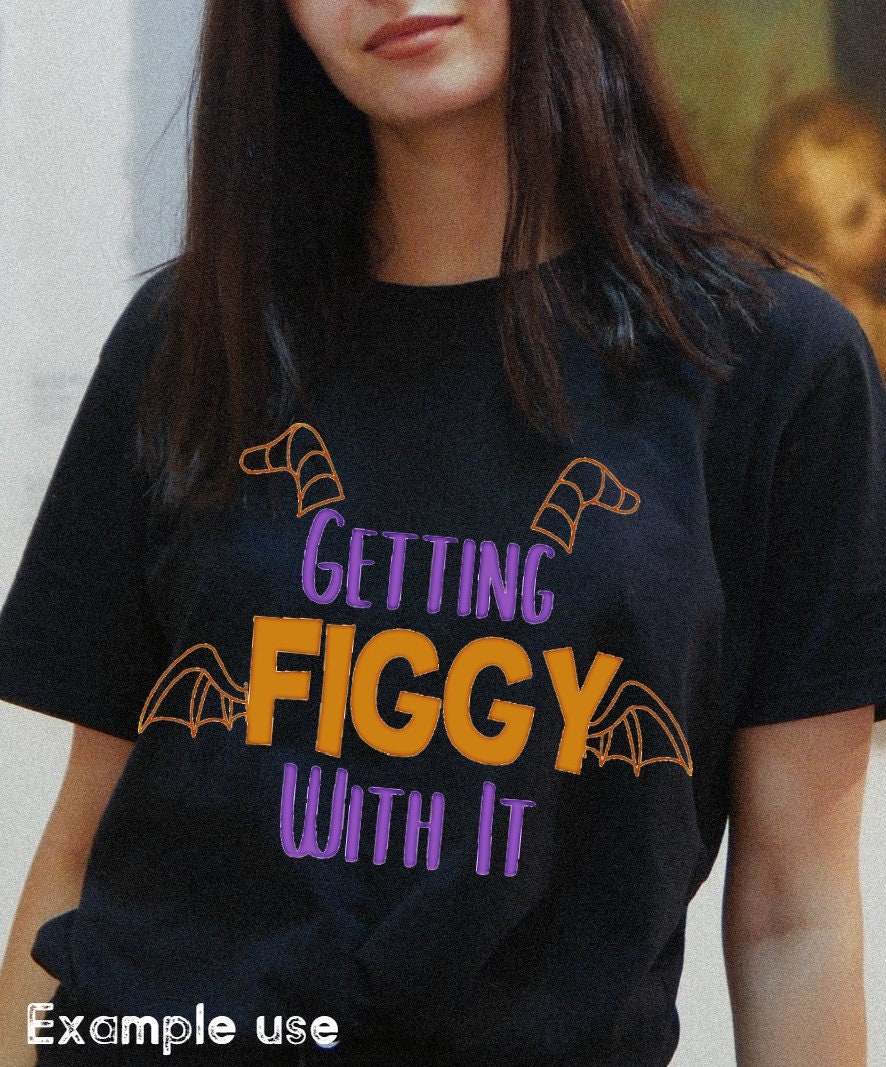 Getting Figgy With It Figment SVG instant FULL COLOR Digital - Etsy