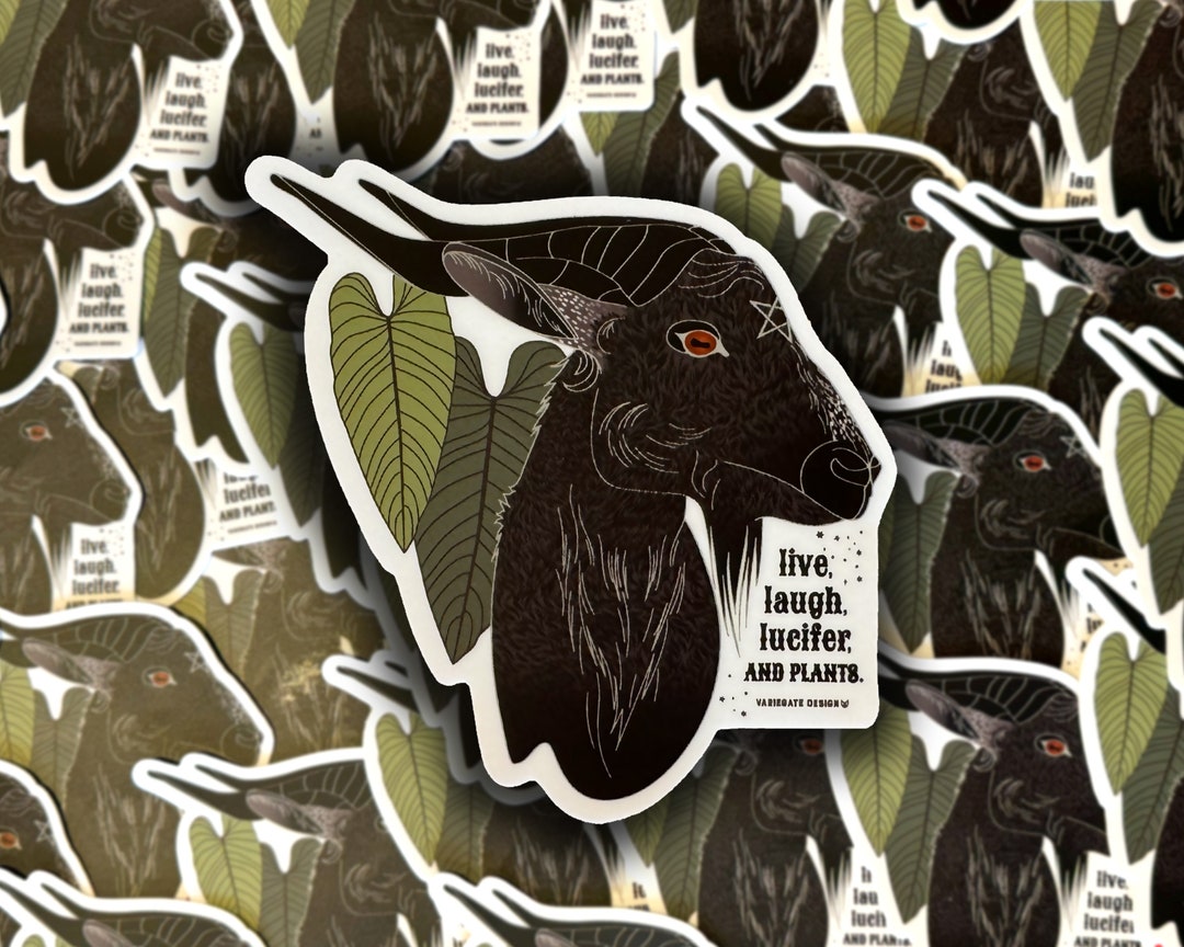 STICKER | Live, Laugh, Lucifer, and Plants. - Etsy