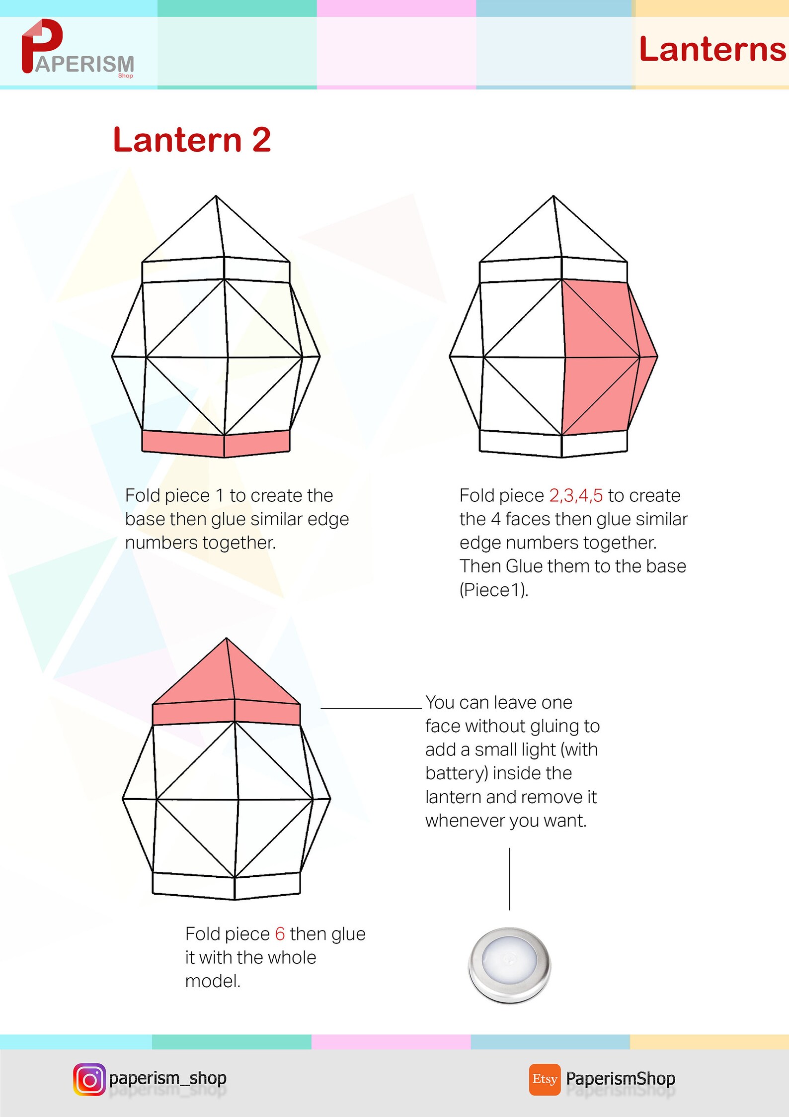 Ramadan Lantern Kit PRINTABLE Ramadan Decor Islamic Holiday - Etsy