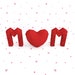 MOM 3d Model, DIY Mothers Day Gifts, Printable Papercraft Mom Word ...
