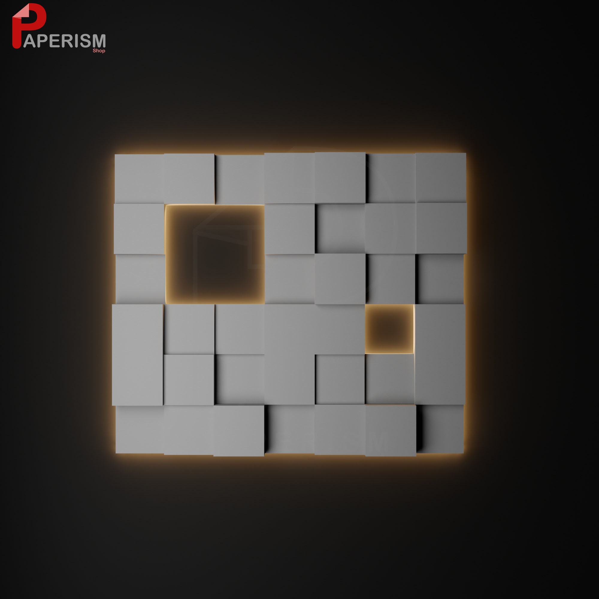 DIY Decorative 3d WALL PANELS, Module Paper Decor, Custom Wall Tile ...