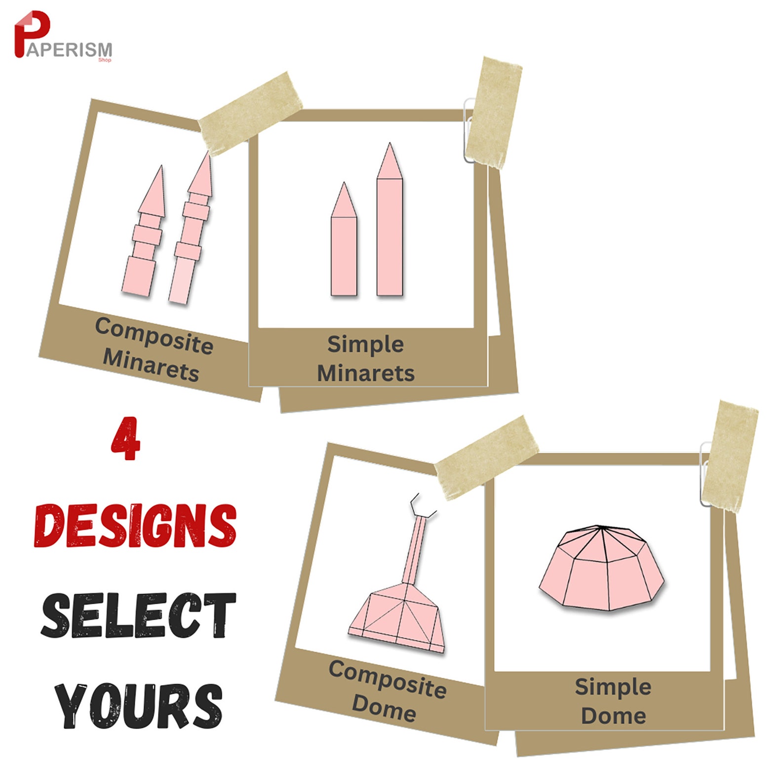 3D Mosque Model PRINTABLE Ramadan Decor Islamic Papercraft - Etsy Canada