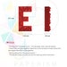 E Low Poly Papercraft, Letter, Alphabet E 3D, 3D Lyric, Papercraft ...
