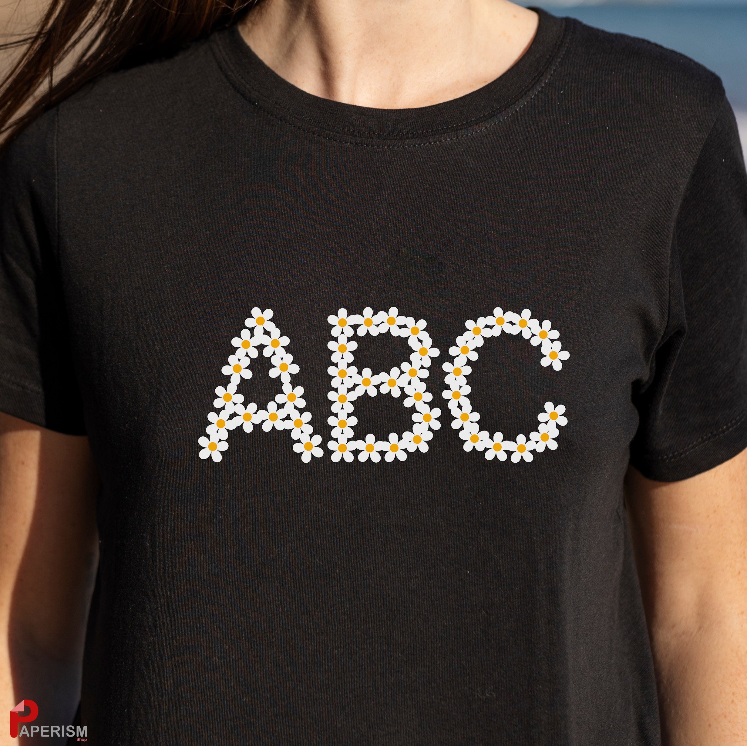 Floral Letters PNG Alphabet Bundle, Daisy Alpha Pack, Clipart Daisy ...