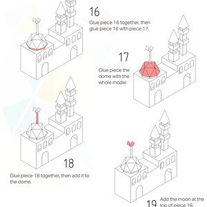 3D Mosque Model PRINTABLE Ramadan Decor Islamic Papercraft | Etsy