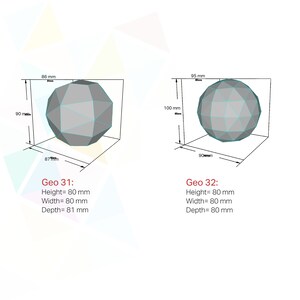 Uniform Polyhedron Geometry, 3d Platonic Solid Set 5, DIY Polyhedron ...