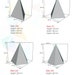3d Pyramids With Foldable Net Shapes 3d Platonic Solid Set 4 - Etsy