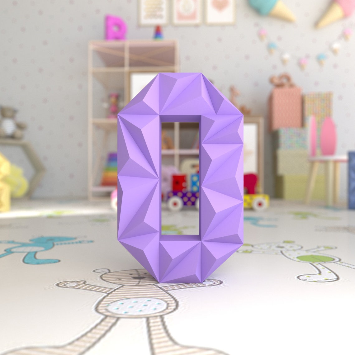 Customize Name 3d Letter Set Letters for Baby Room Pdf - Etsy