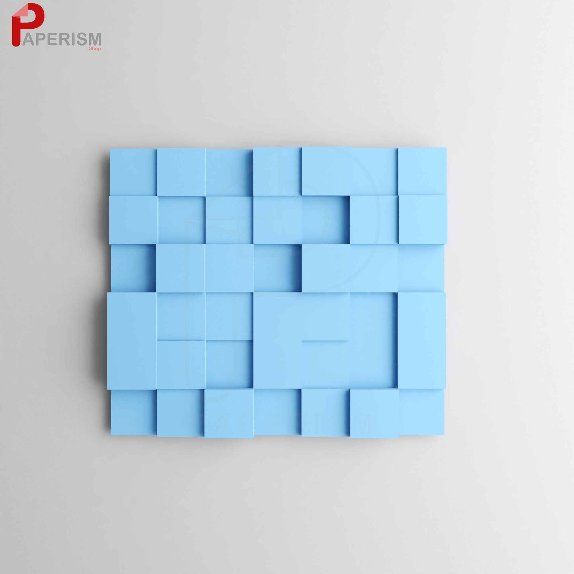 DIY Decorative 3d WALL PANELS, Module Paper Decor, Custom Wall Tile ...