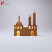 3D Mosque Model, PRINTABLE Ramadan Decor, Ramadan Papercraft Lantern ...
