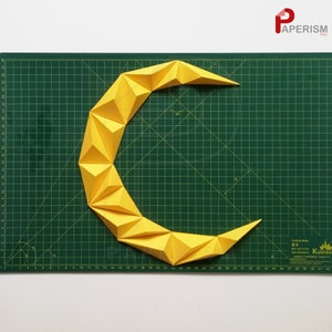 Mosaic Crescent & Star Ramadan Decoration, Origami Ramadan DIY Decor ...