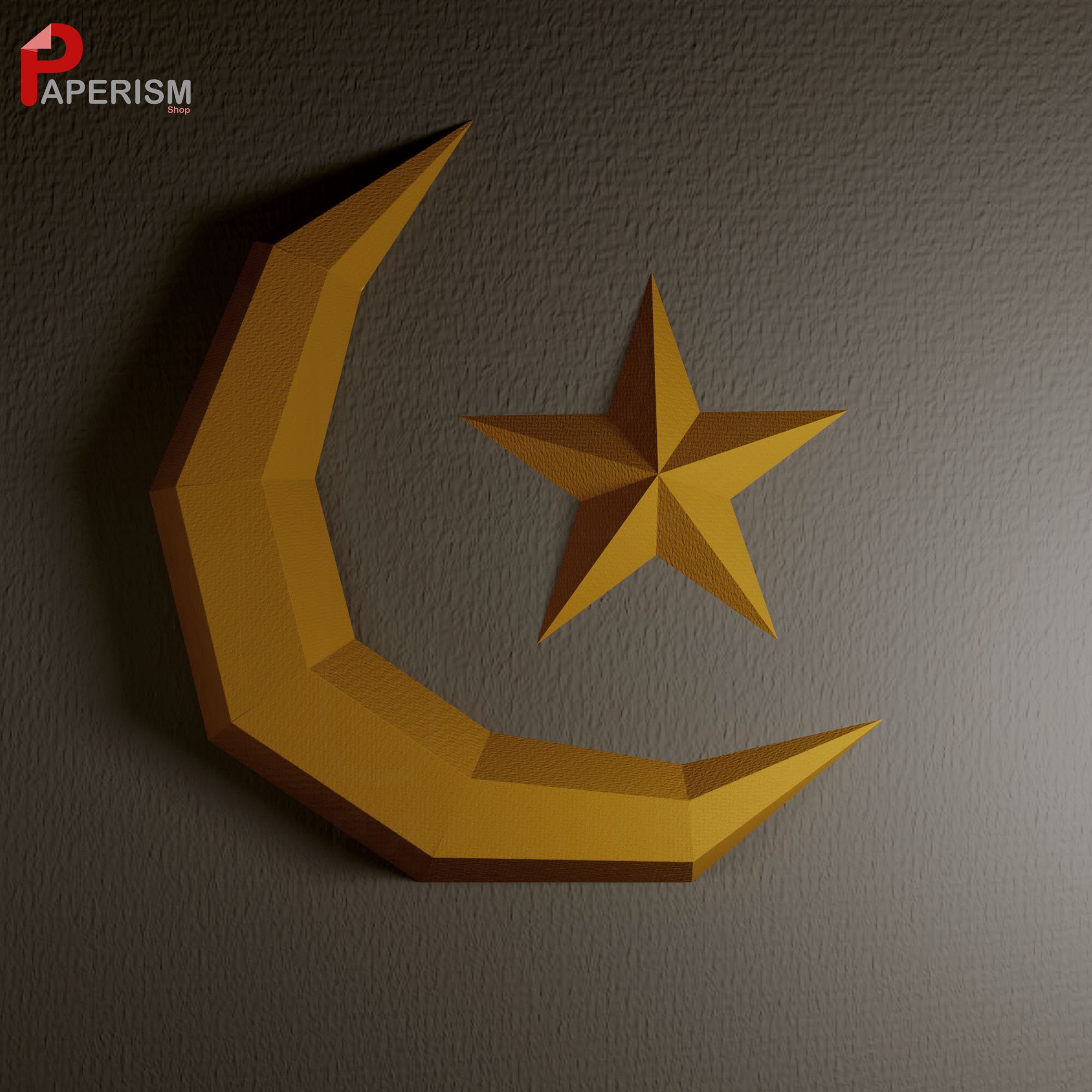 Crescent and Star DIY Ramadan , Moon Papercraft, SVG Eid Decor, Ramadan ...