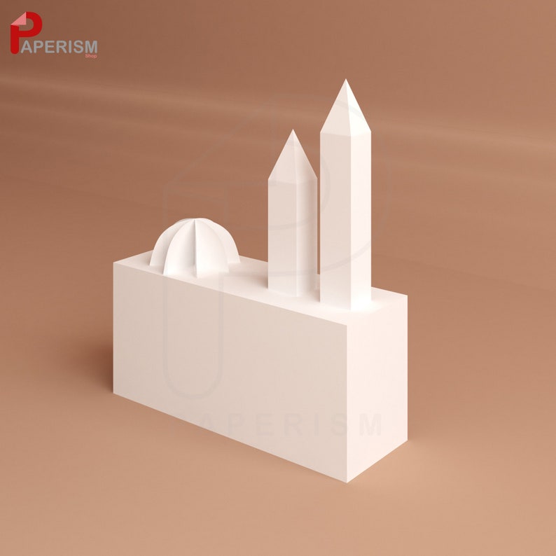 Design Your Mosque, Mosque Craft for Kids, PRINTABLE Ramadan Crafts ...